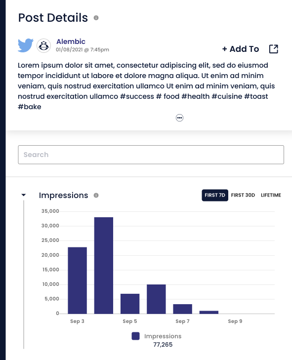 Post Details - Twitter (Side Drawer) – Alembic