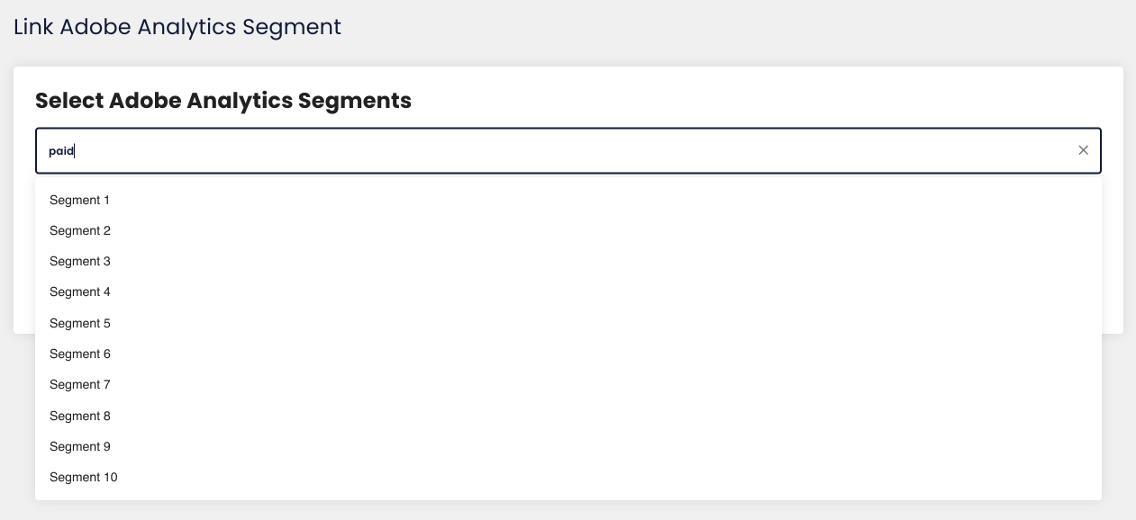 Link Adobe Analytics – Alembic